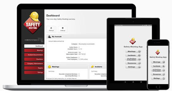 THATS Safety Meeting App - Logging Safety